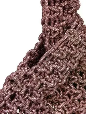 HIBOURAMA Niky Knot-design Clutch - Neutrals