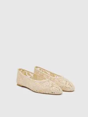 REFORMATION Pillar Flat - Ivory