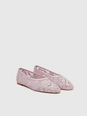 REFORMATION Pillar Flat - Pink