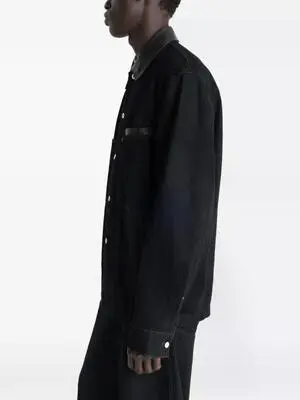 LEMAIRE Leather-collar Shirt Jacket