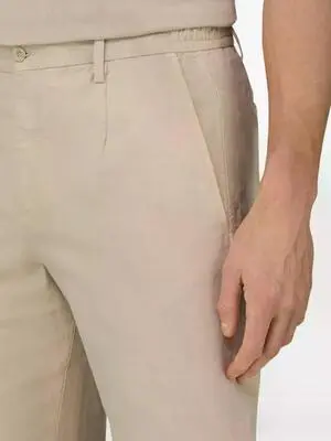 Boggi Milano Buttoned Straight-leg Trousers