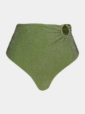 Johanna Ortiz Taita High-rise Bikini Bottom - Green