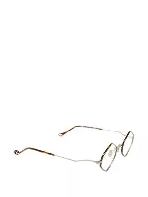 EYEPETIZER Geometric-frame Eyeglasses - Brown