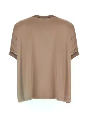 PANICALE V-neck Blouse - Neutrals