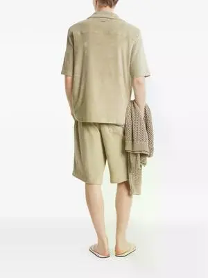 Maison Kitsuné Buttoned Towelling Shirt - Neutrals