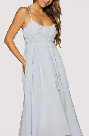 LOST + WANDER Oasis Handkerchief Hem Maxi Dress