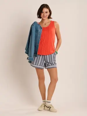BRAKEBURN Lettie Striped Beach Short
