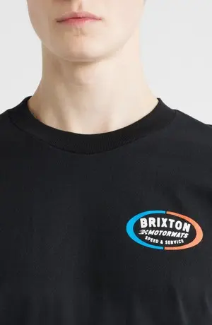 Brixton Rhett Cotton Graphic T-shirt
