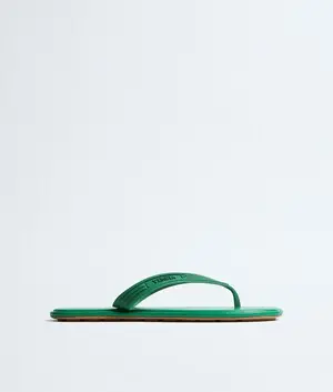 Bottega Veneta Sampieri Thong - Grass Green