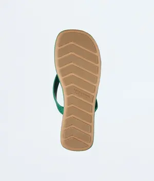 Bottega Veneta Sampieri Thong - Grass Green
