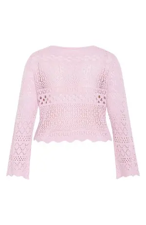 City Chic Love Open Stitch Cardigan