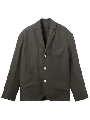 Jacquemus La Veste Pastro In Linen - Grey
