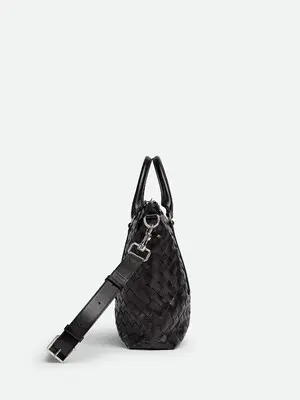 Bottega Veneta Intrecciato Briefcase - Black