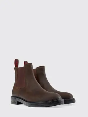 Camper Dean Suede Chelsea Ankle Boots - Brown