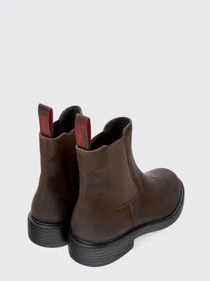 Camper Dean Suede Chelsea Ankle Boots - Brown