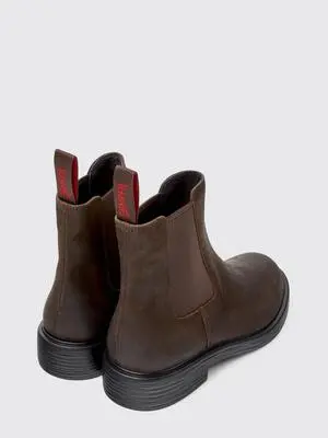 Camper Dean Suede Chelsea Boots - Brown