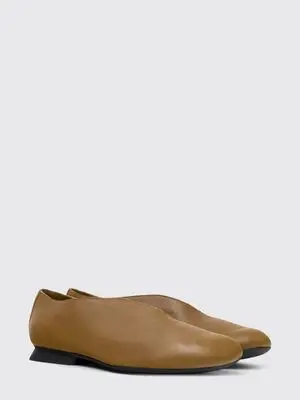 Camper Casi Myra Leather Ballerinas - Brown