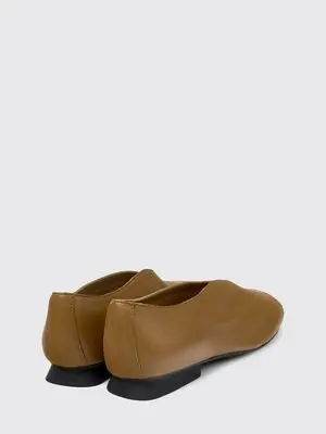 Camper Casi Myra Leather Ballerinas - Brown