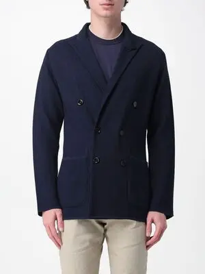 LARDINI Double-breasted Blazer - Blue