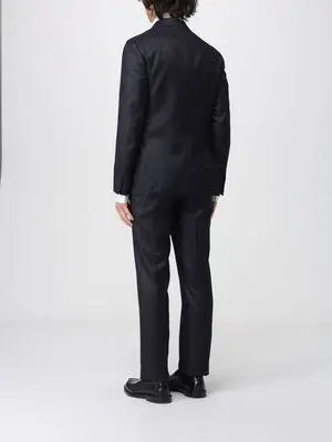 LARDINI Single-breasted Suit In Wool Blend - Blue
