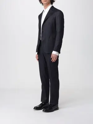 LARDINI Single-breasted Suit In Wool Blend - Blue