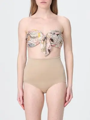 Zimmermann Bikini Top With Sweetheart Neckline And Floral Print - Multicolor