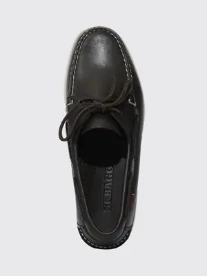 SEBAGO Leather Docksides Boat Loafers - Brown