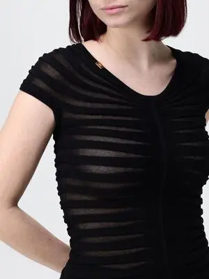 Elisabetta Franchi Ribbed Knit Top