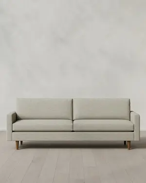 Quince Atlas Midcentury Sofa In Performance Basketweave Flax