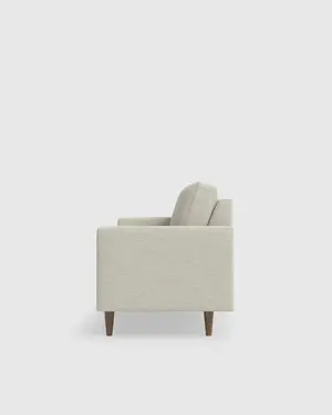 Quince Atlas Midcentury Sofa In Performance Basketweave - Fog