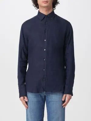 COLMAR Classic Linen Shirt - Navy