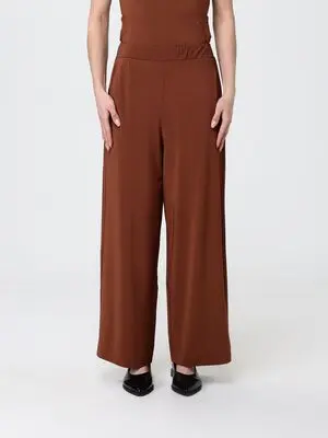 Max Mara Viscose Palazzo Pants - Brown