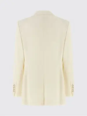 Dolce & Gabbana Single-breasted Virgin Wool Blazer - White