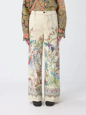 Etro Printed Wide Leg Jeans