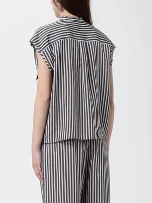 TELA Striped Cotton Sleeveless Shirt