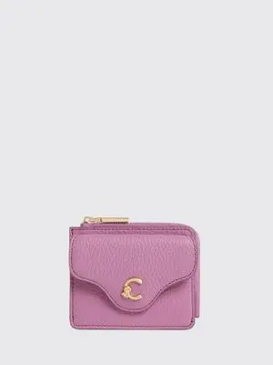 COCCINELLE Leather Wallet With Clasp Closure - Pink