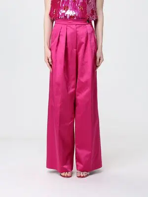 Dries Van Noten Cotton Blend Palazzo Trousers - Pink
