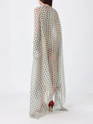 Dries Van Noten Asymmetrical Printed Silk Dress
