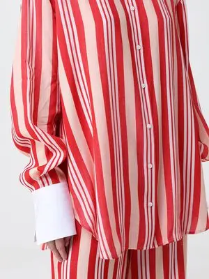 Ermanno Scervino Striped Viscose Relaxed Fit Shirt