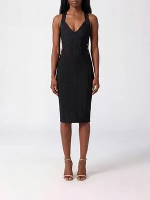 Elisabetta Franchi Midi Dress - Black