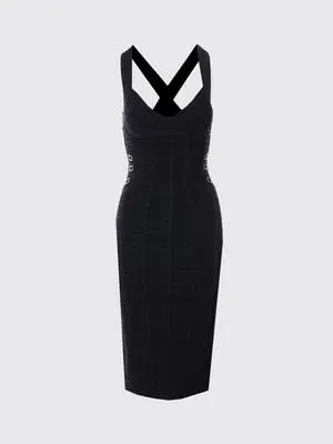 Elisabetta Franchi Midi Dress - Black