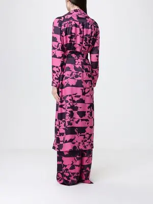 Dries Van Noten Abstract Pattern Printed Trench Coat