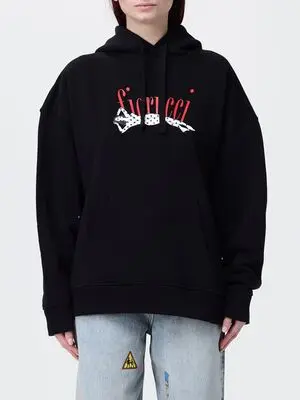 Fiorucci Hoodie With Graphic Print - Black