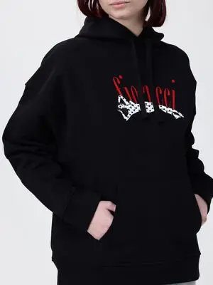 Fiorucci Hoodie With Graphic Print - Black