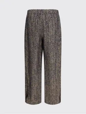 Giorgio Armani Viscose Trousers With Chevron Motif
