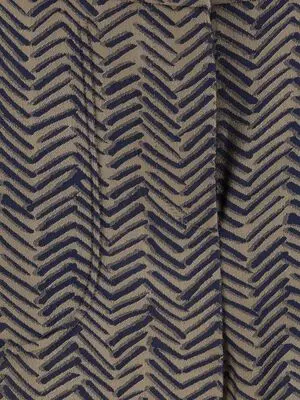 Giorgio Armani Viscose Trousers With Chevron Motif