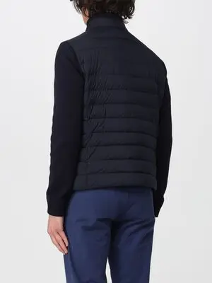 MOORER Down Padded Quilted Jacket - Blue