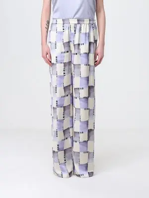 Emporio Armani Wide Leg Printed Trousers