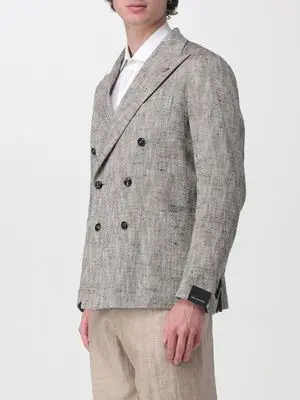 Tagliatore Double-breasted Peak Lapel Blazer