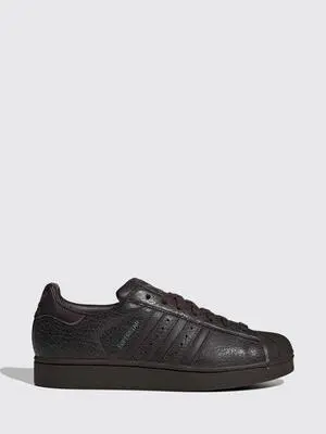 ADIDAS ORIGINALS Superstar Ii Crackled Leather Sneakers - Grey